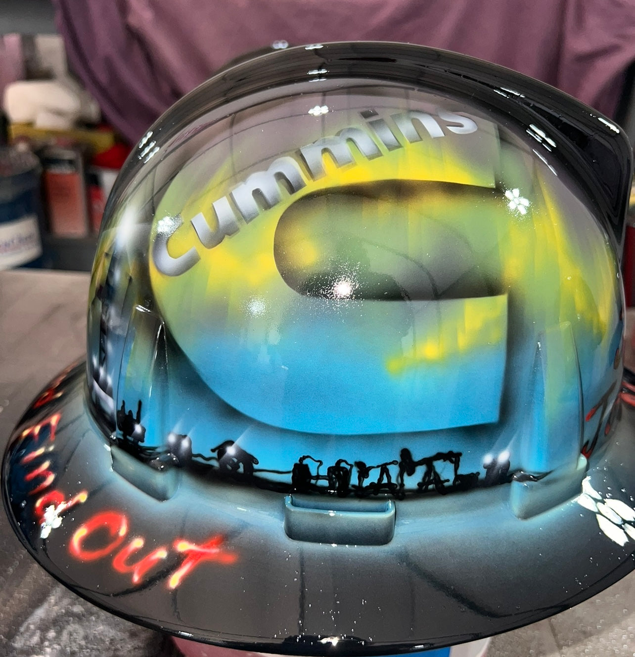 heavy equipment operators hardhat – Intothewind_airbrushstudio